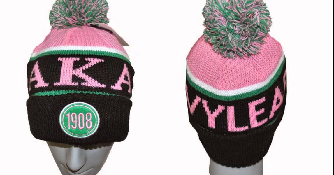 alpha-kappa-alpha-beanie-black - YouTube