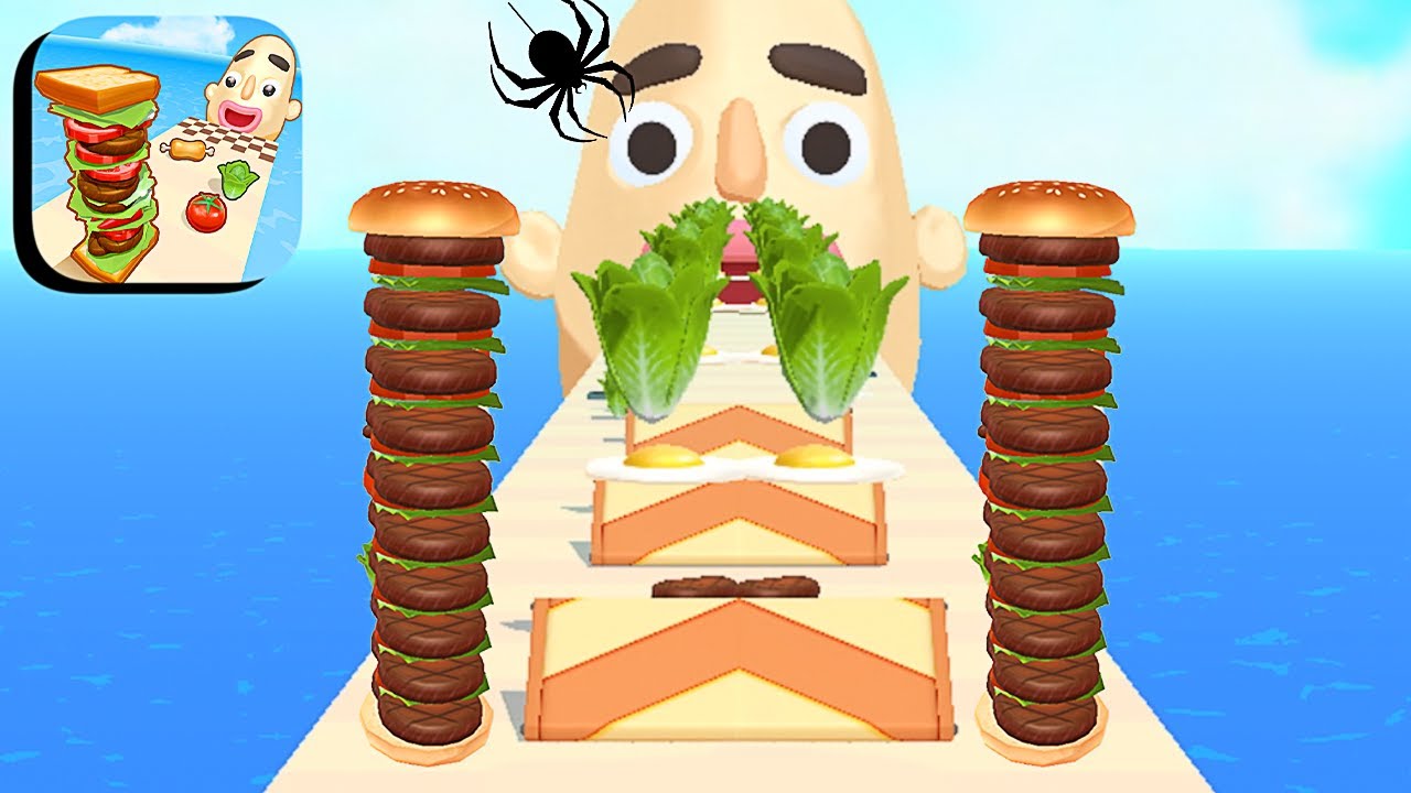 Sandwich Runner - All Levels Gameplay Android,ios (Levels 509-514 ...