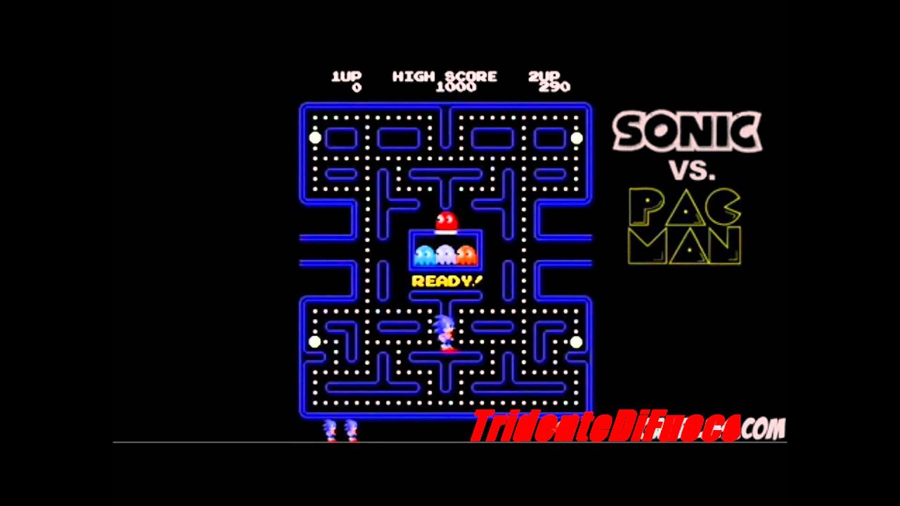 Sonic VS Pacman - YouTube