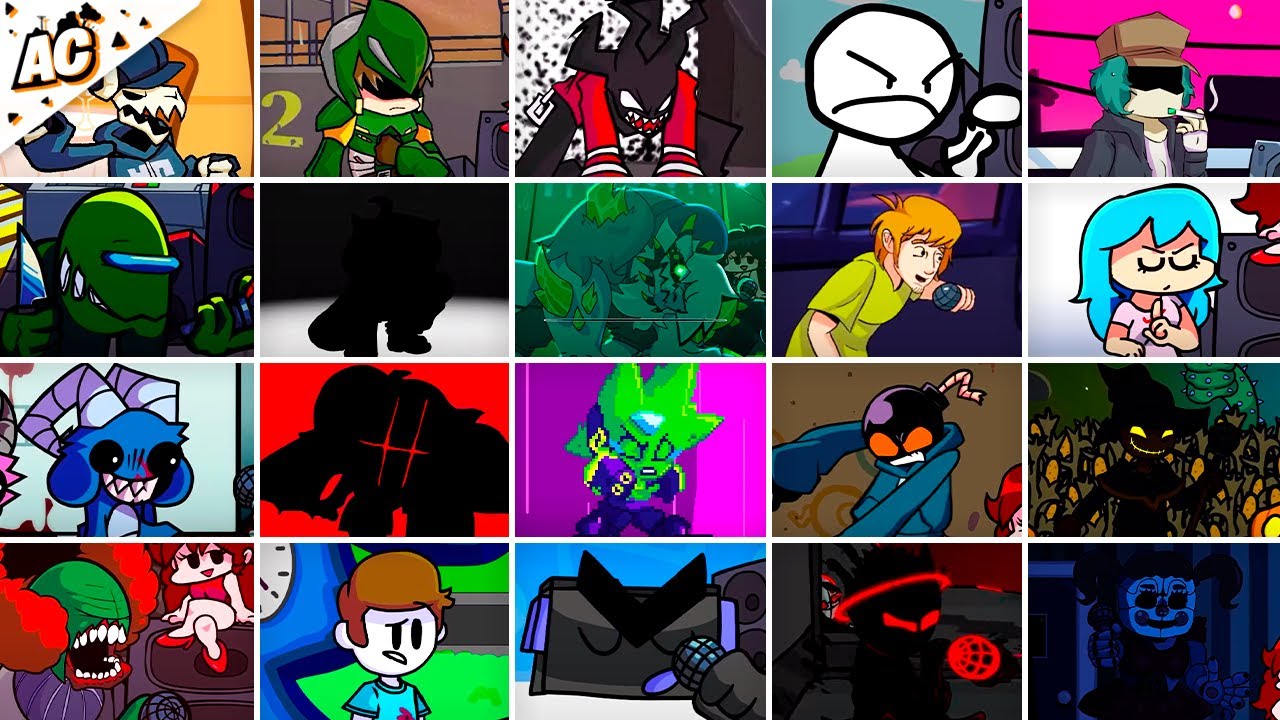 Top 20 Transformations of FNF Characters - Friday Night Funkin' - YouTube