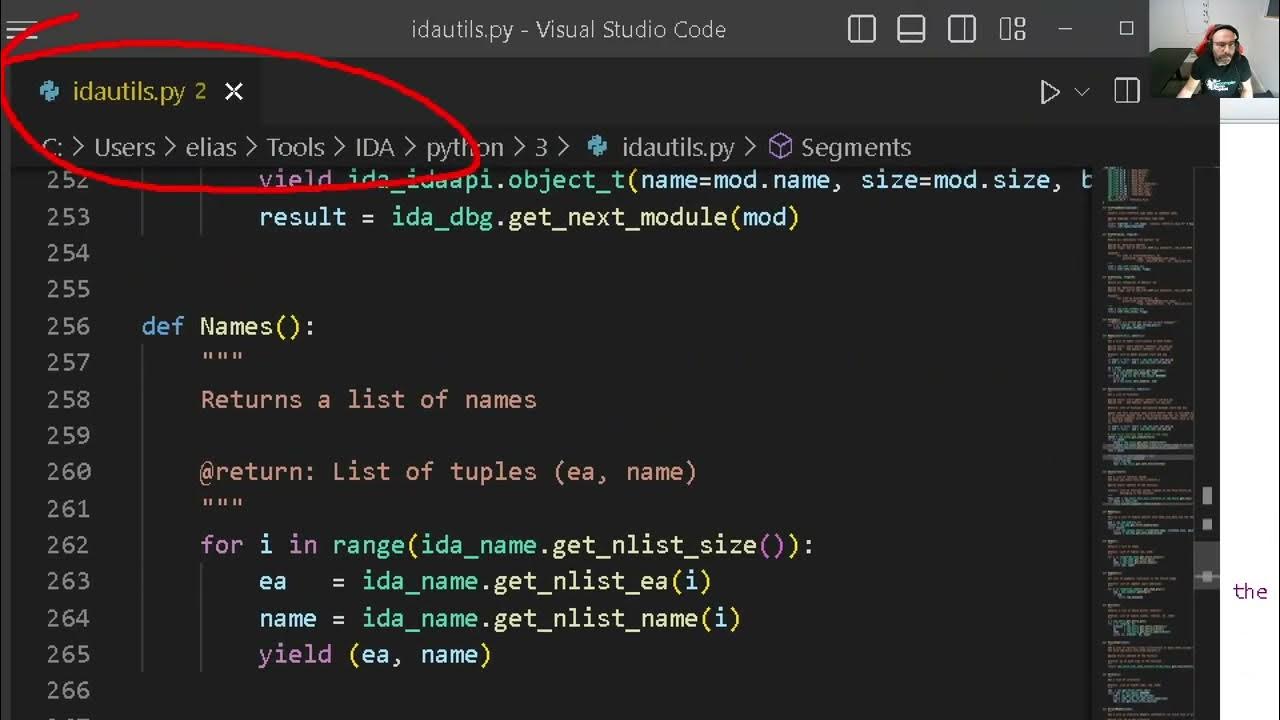 IDAPython: Working with segments - YouTube