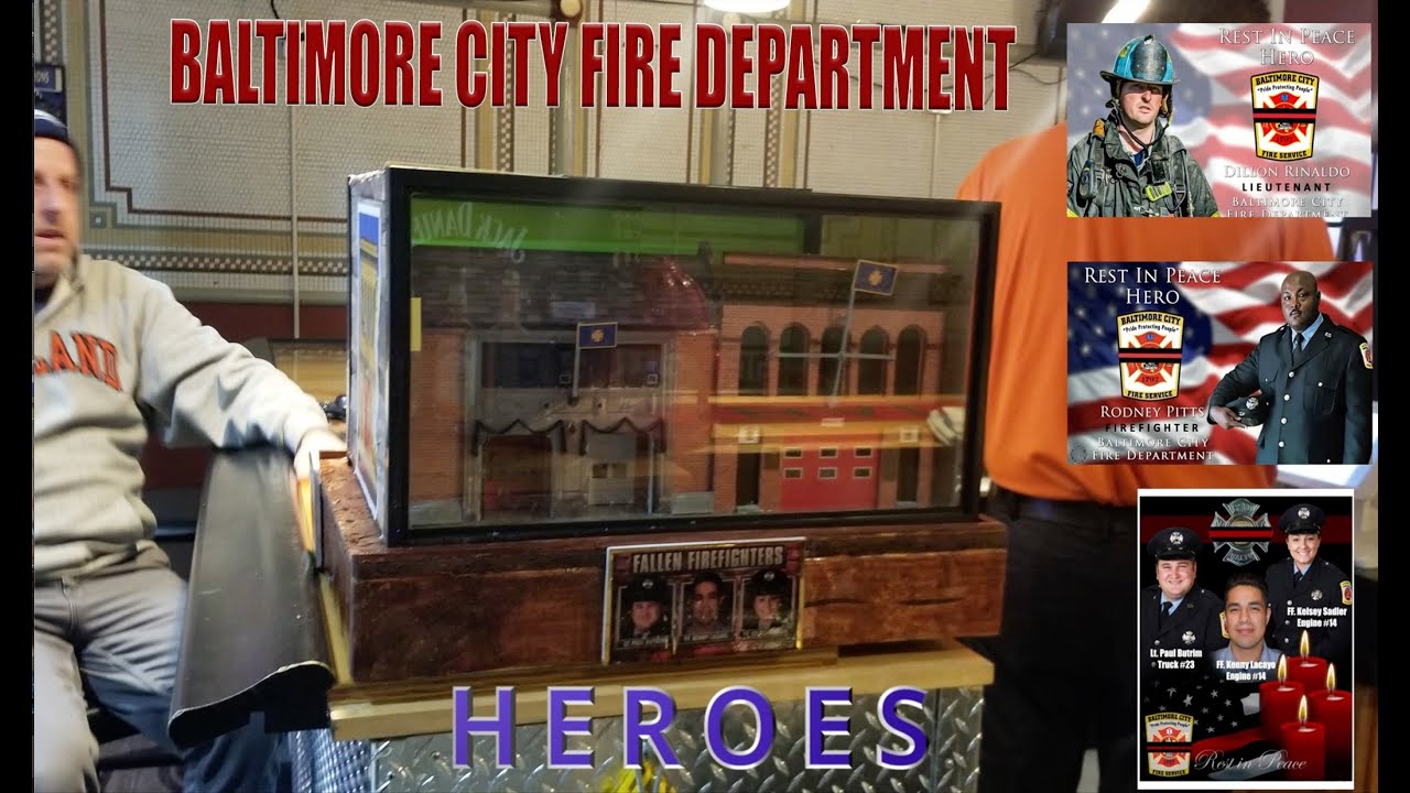 Ravens Game Day Fire House Baltimore City Fire Department Memorial For ...