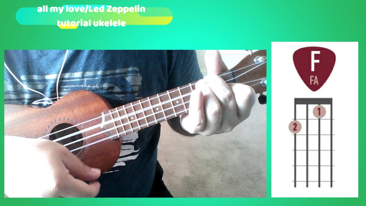 All my love - Led Zeppelin - tutorial uke - YouTube