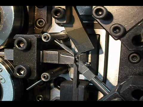 KHM CMF-8E coiling machine - YouTube