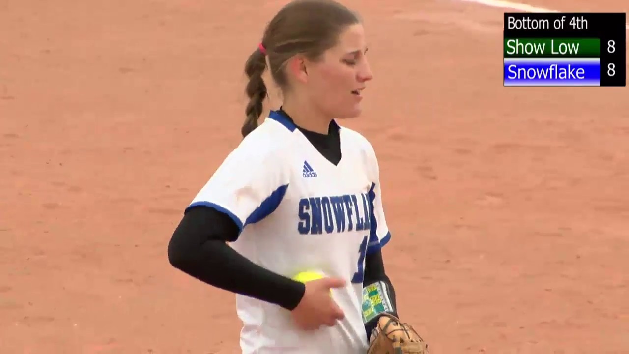 Snowflake vs Show Low High School Softball 3A East Region Full Game ...