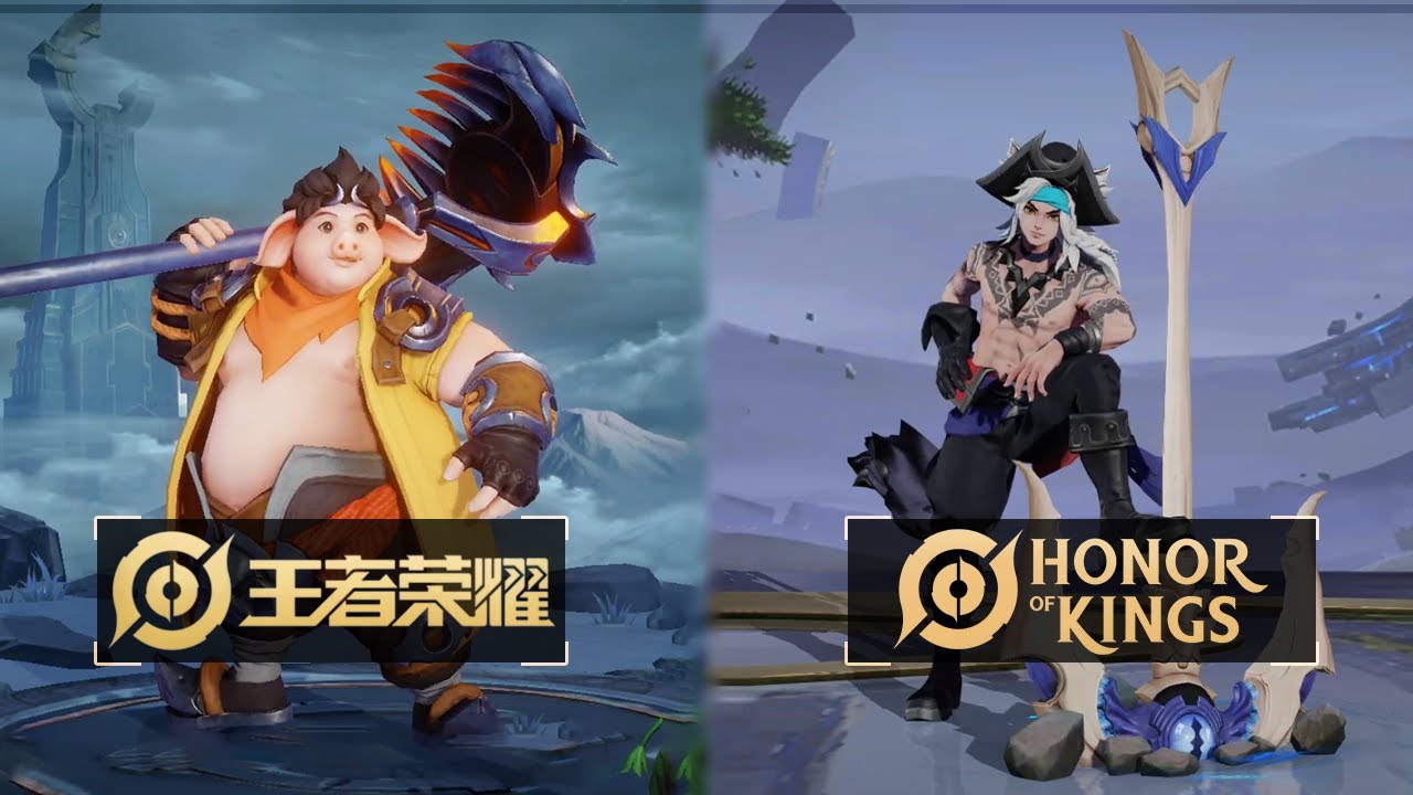 Honor of Kings: Hero Comparison (Global vs Chinese Version) - YouTube