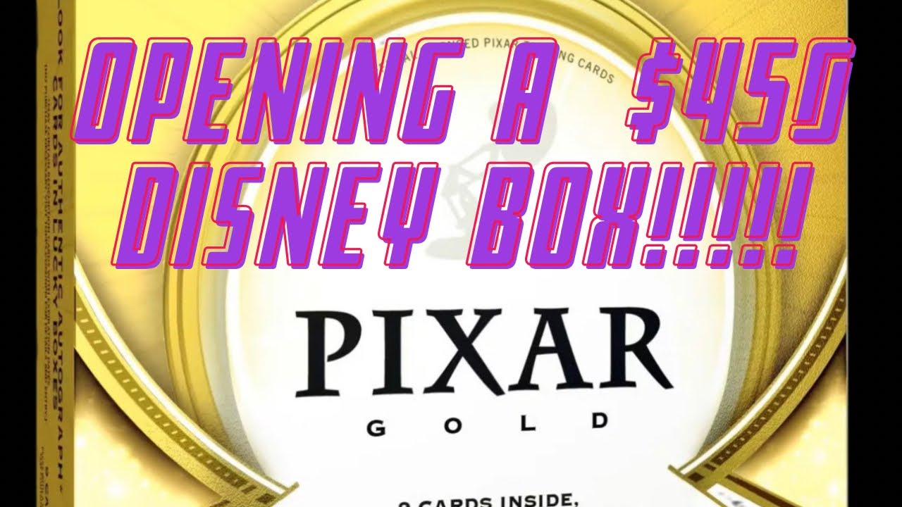 Must-See Topps Disney Pixar Gold Box Opening Watch this before opening ...