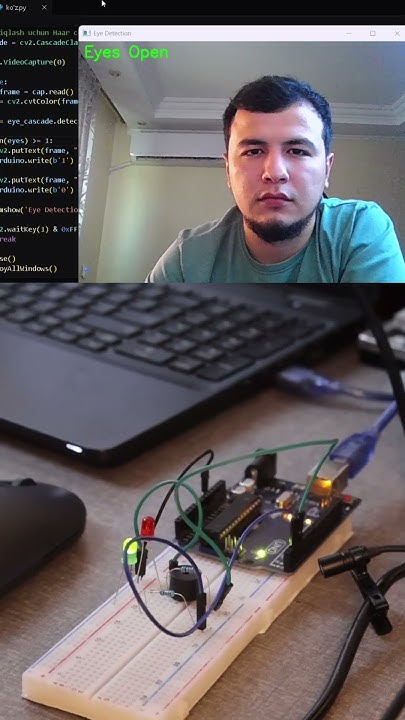🔍 Eye-Controlled LED System using OpenCV and Arduino! - YouTube
