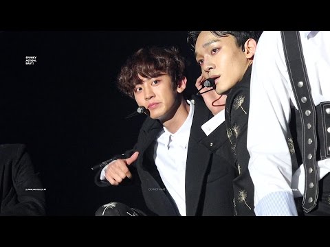 161226 찬열 MONSTER @ SAF SBS 가요대전 CHANYEOL FOCUS