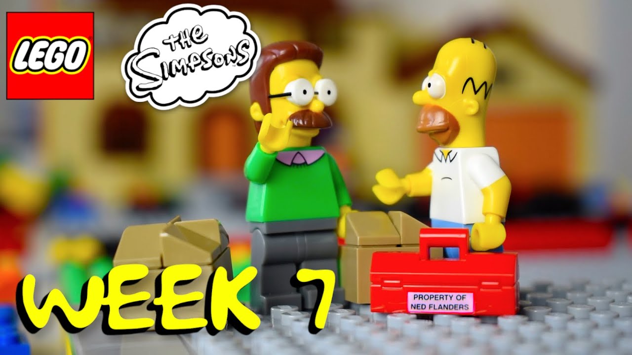 Building The Simpsons Springfield in LEGO - Beginning To Recreate ...