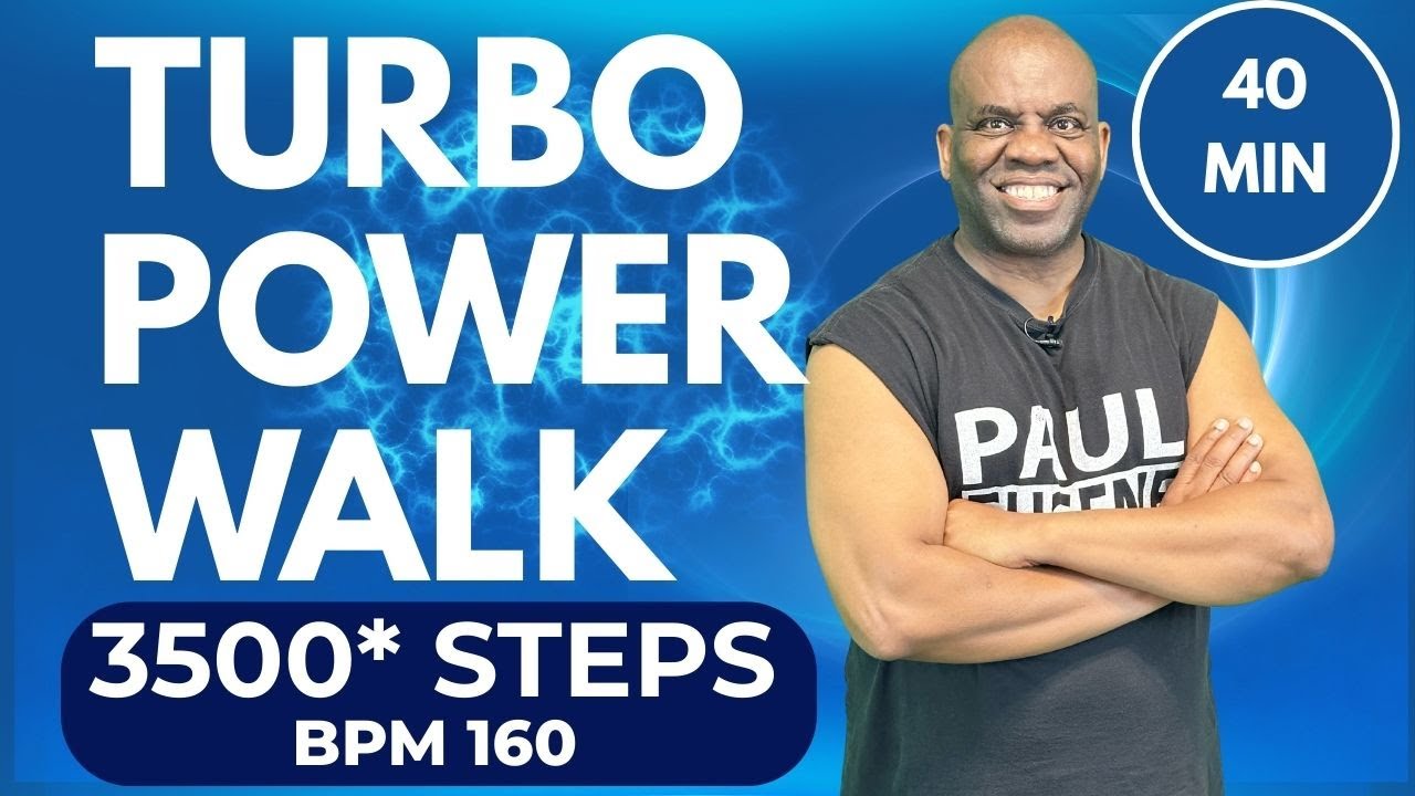 Fast Low Impact Turbo Power Walk 3,500 Steps Fat Burner - YouTube
