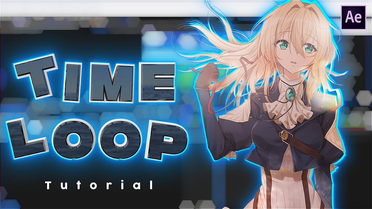 TIME LOOP EFFECT TUTORIAL I AFTER EFFECTS AMV Tutorial I CC Wide Time ...