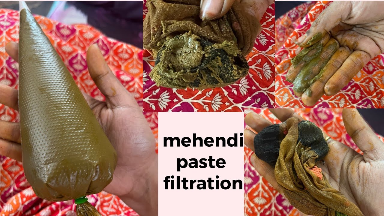 Mehendi Paste Filteration Mehendi Cone Filter Smooth Mehendi Paste mehendi-paste-filteration-mehendi-cone-filter-smooth-mehendi-paste