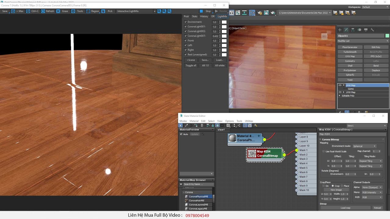 Corona Render - Clear Coat Layer Channel - Advanced Tutorial - B.49 ...