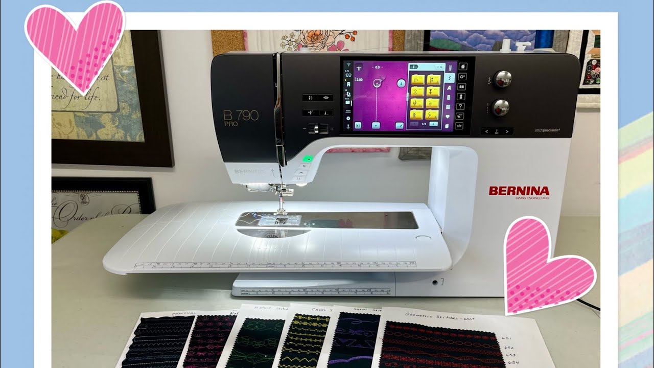 Make a Stitch Book With the BERNINA 790 Pro - YouTube