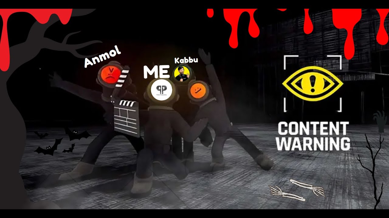 MAKING SCARY CONTENT IN A GAME | CONTENT WARNING WITH @gamedevbhartiya ...