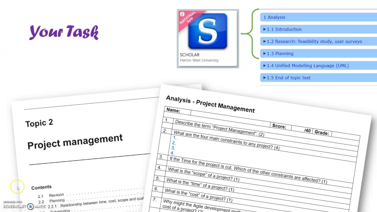 AH Analysis - Project Management - YouTube