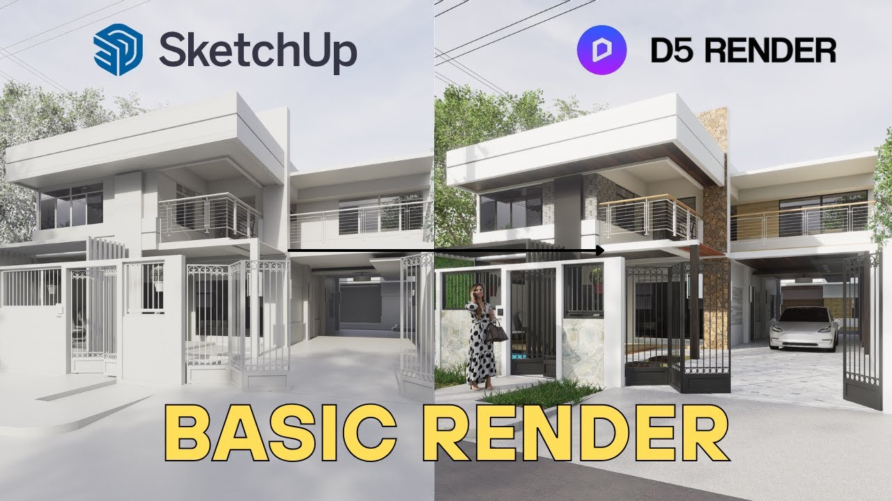 Basic D5 Render Tutorial for Beginner, #rendering #d5render # ...