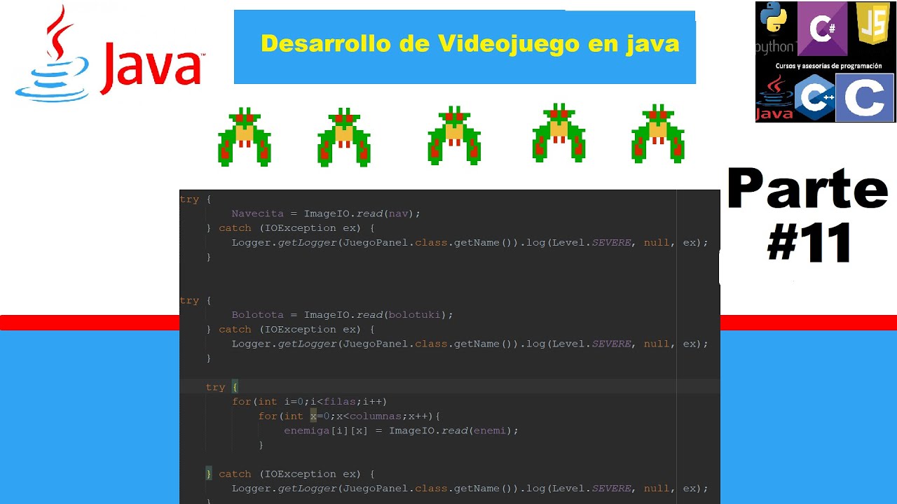 Desarrollo de videojuego en java #11 - YouTube