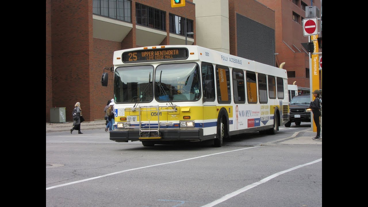 Hamilton Street Railway: 2005 New Flyer D40LF 0501 - RETIRED - YouTube