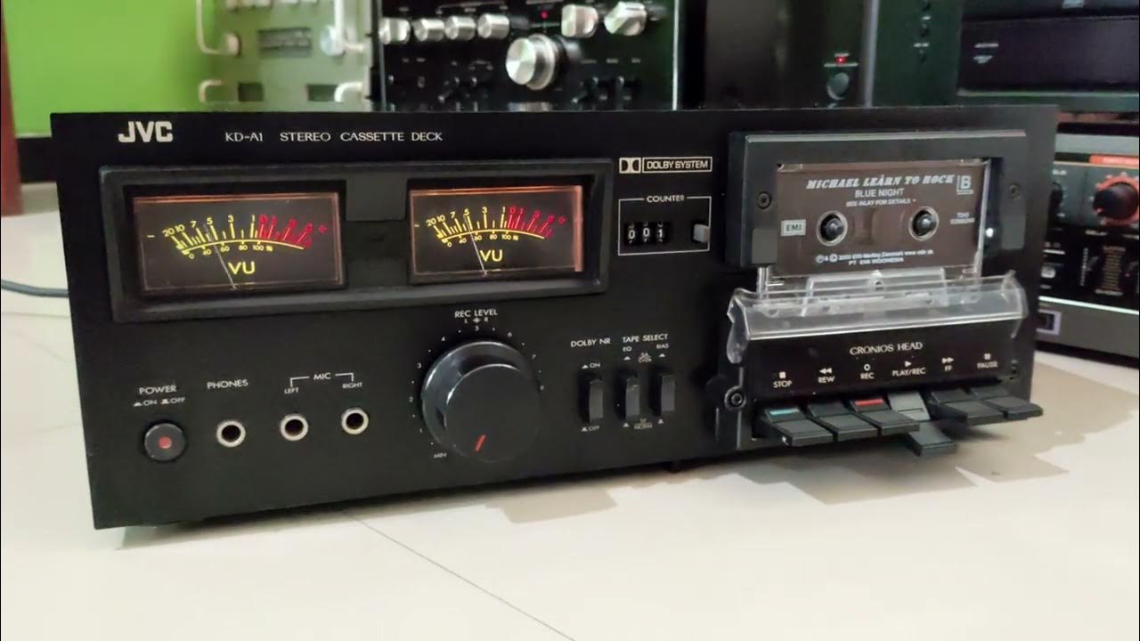 JVC KD-A1 stereo cassette deck like new - YouTube