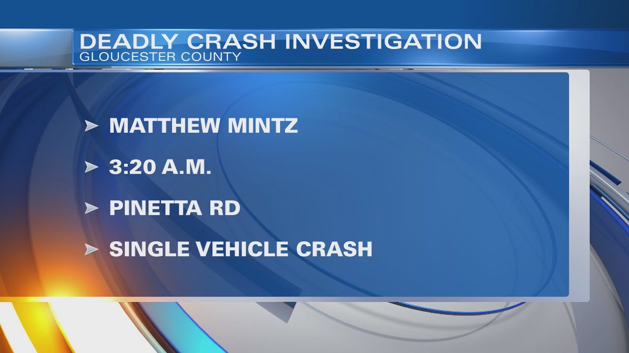 Fatal single motorcycle crash on Pinetta Road in Gloucester County ...