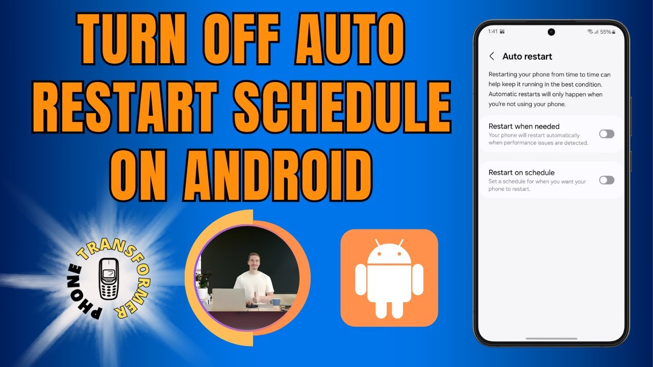 How to Turn Off Auto Restart Schedule on Android - (2025) - YouTube