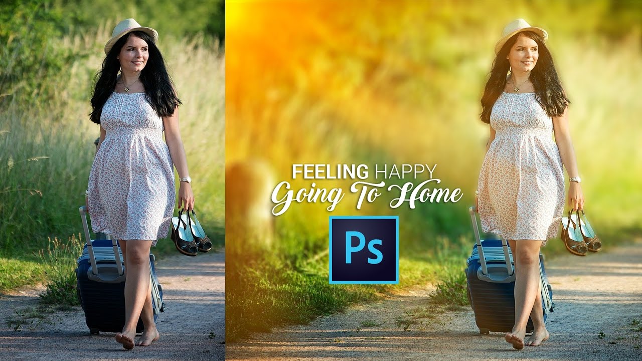 Photoshop Tutorial - More Blur & Warm Effects (Girl)💖💖! - YouTube