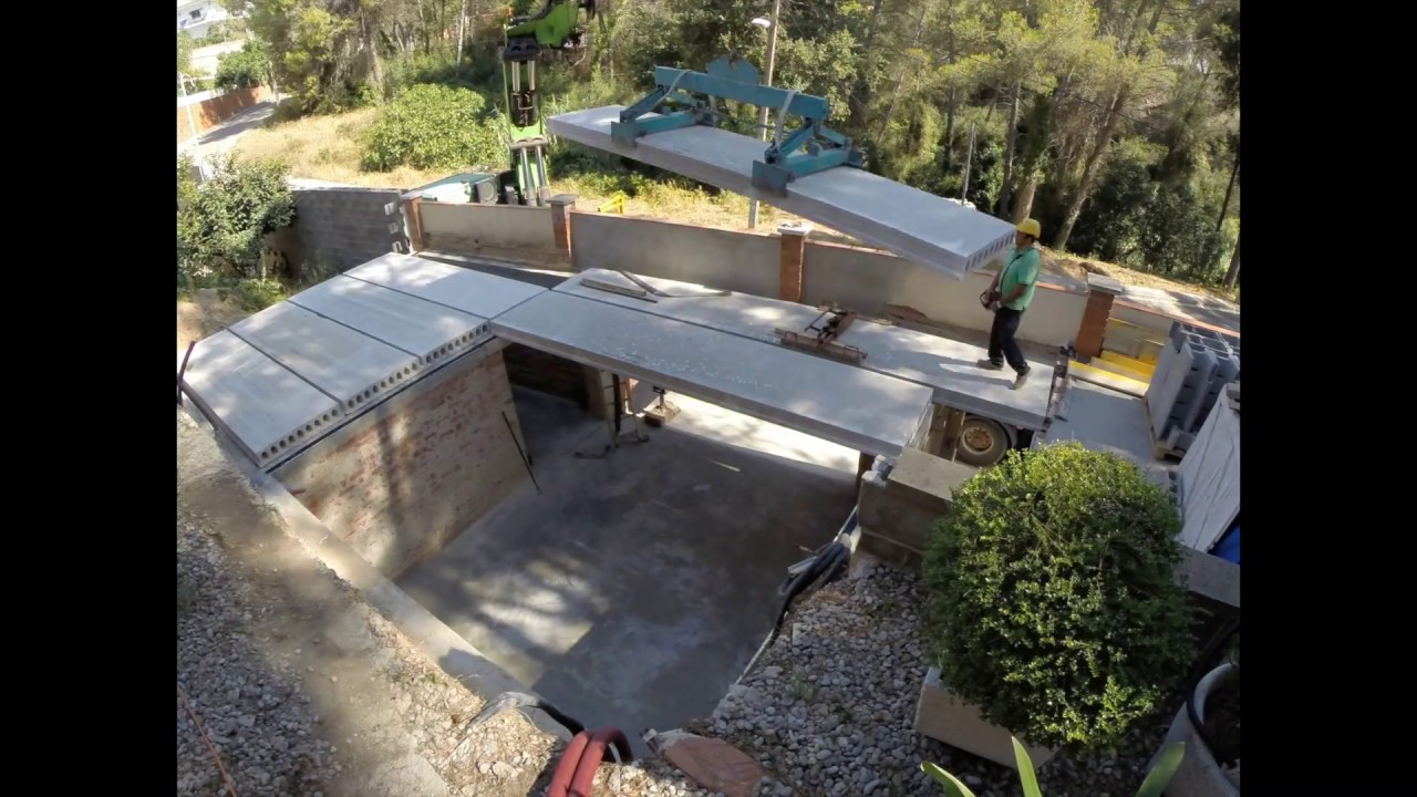 Instalación De Losas Alveolares Huecas PLACAS ALVEOLARES DE HORMIGÓN