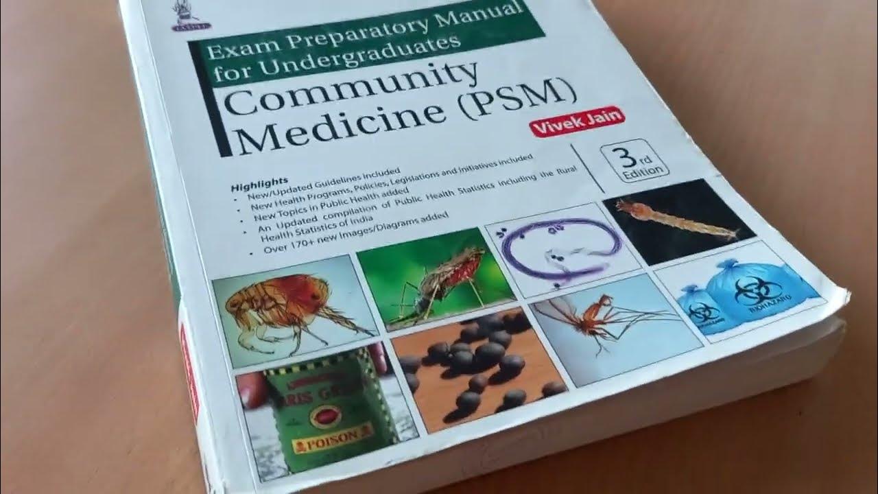 PSM Community Medicine Book Exam Preparatory Manual by Vivek Jain MBBS Undergraduate textbook ...