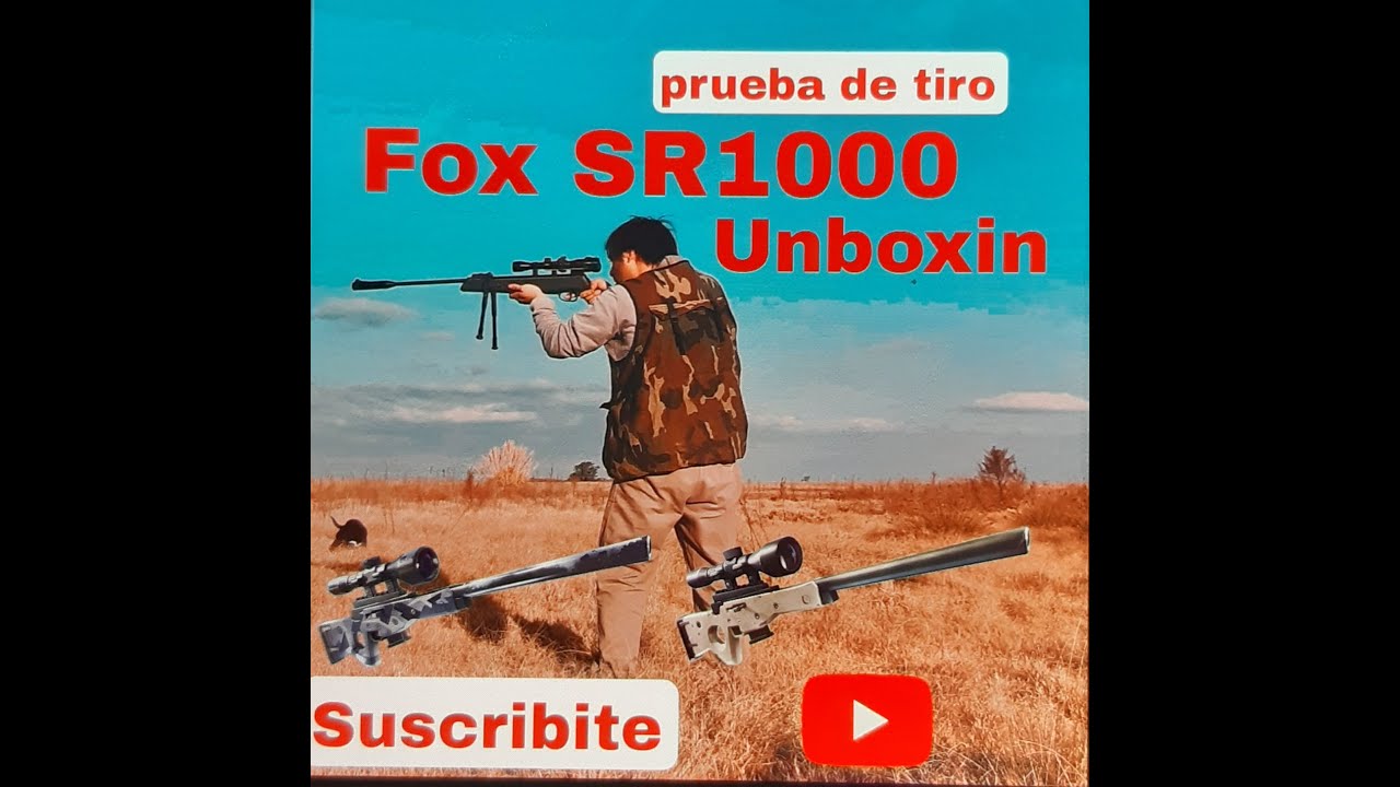 rifle fox nitro piston 5.5 SR1000 unboxin. potencia/uso/accesorios ...