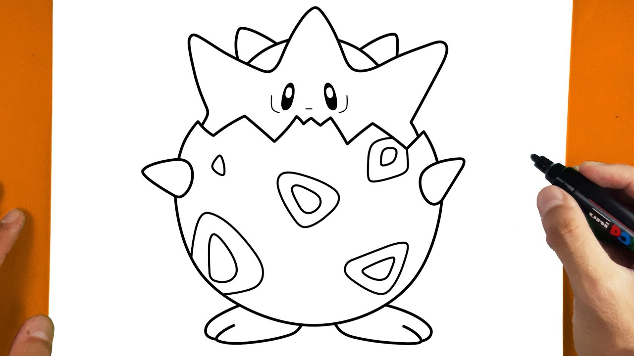 How to Draw Togepi Pokemon | easy draw for beginners - YouTube
