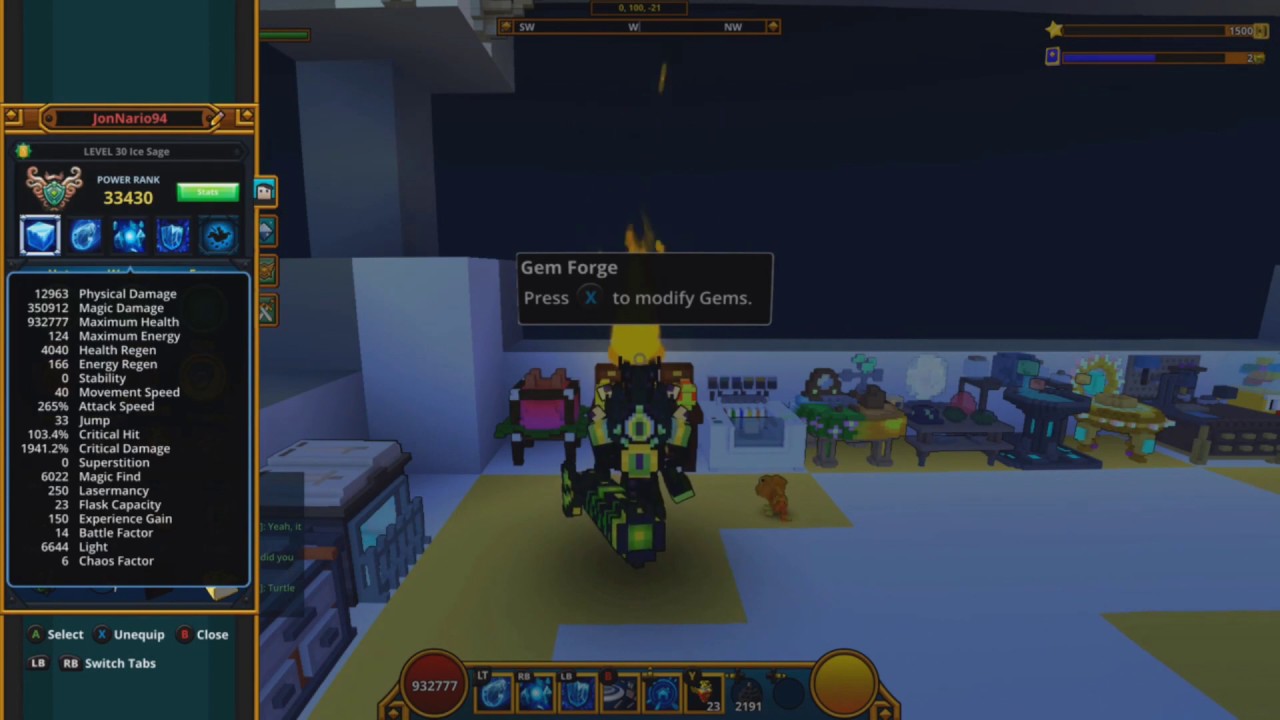 -Trove Xbox One- My Main Leviathan Gem and Gear build. w/ 33.4k PR Ice ...