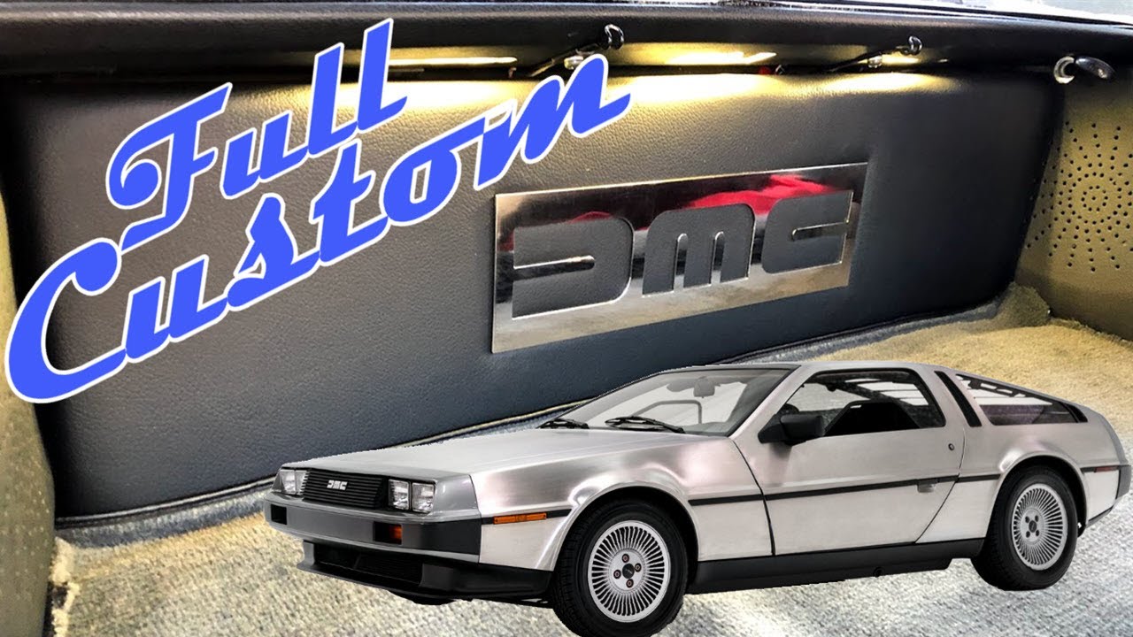 DeLorean DMC-12 Custom Leather Bulkhead and Speaker Enclosures with ...