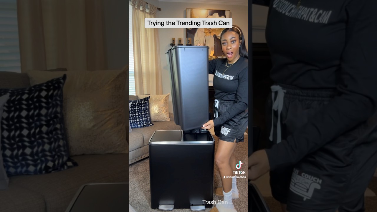 Let’s upgrade our trash can yall! 🎉Link to the trash can in comments # ...