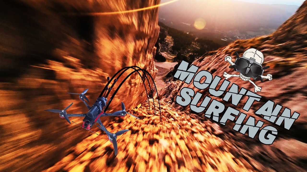 MOUNTAIN SURFING - SUNSET FLY - Fpv Drone - 4k Uhd - YouTube