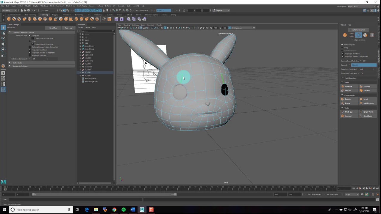 Maya - Model Pikachu - YouTube