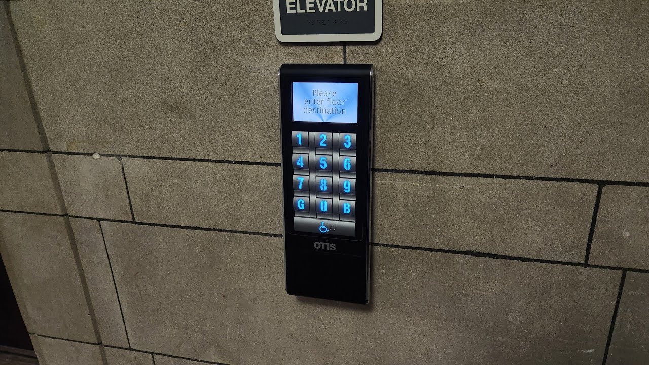 Amazing Otis Compass Traction Elevators @ The Cathedral of Learning ...