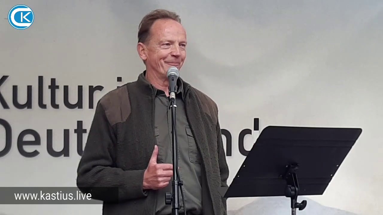 Rede: Bernhard Schaub beim "Volkslehrer" am 3. Oktober 2019 in Berlin ...