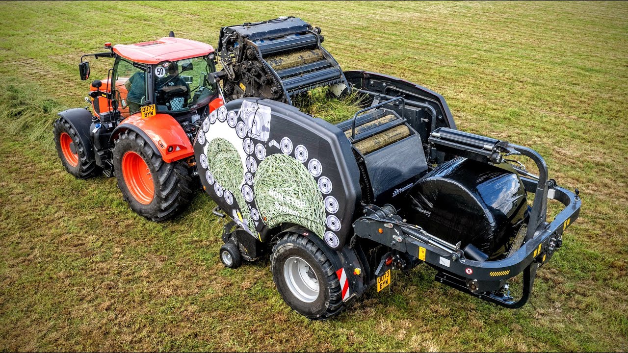 FIRST IMPRESSION: Updated Vicon FastBale non-stop round baler - YouTube