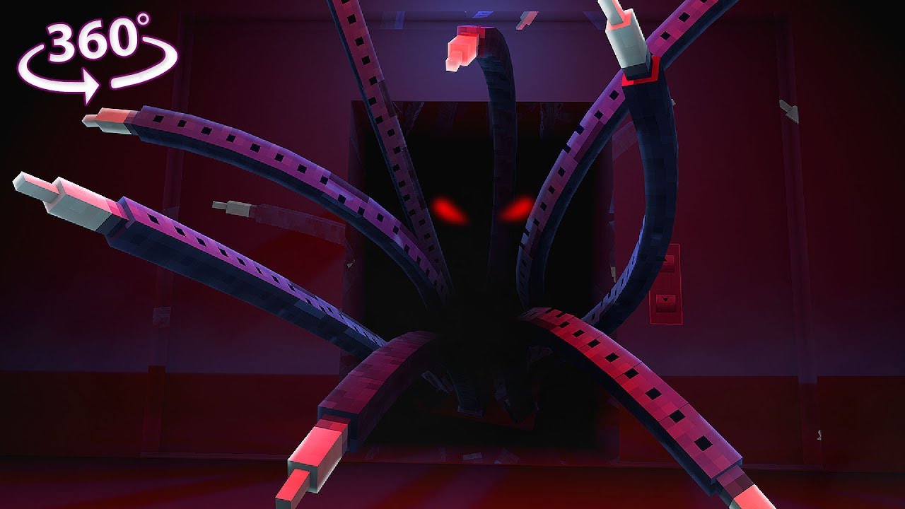 What's INSIDE The Elevator ?! - 360° Horror Minecraft Video - YouTube