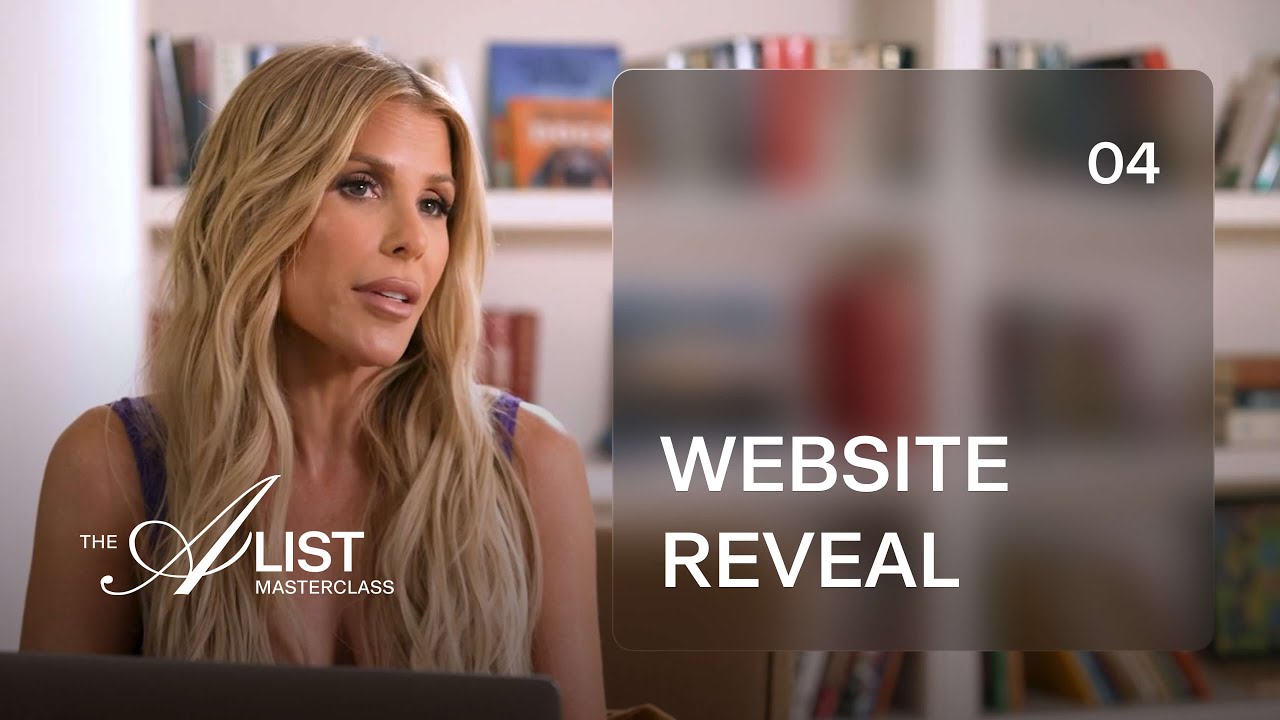 The A-List: Website Reveal With Tracy Tutor - YouTube