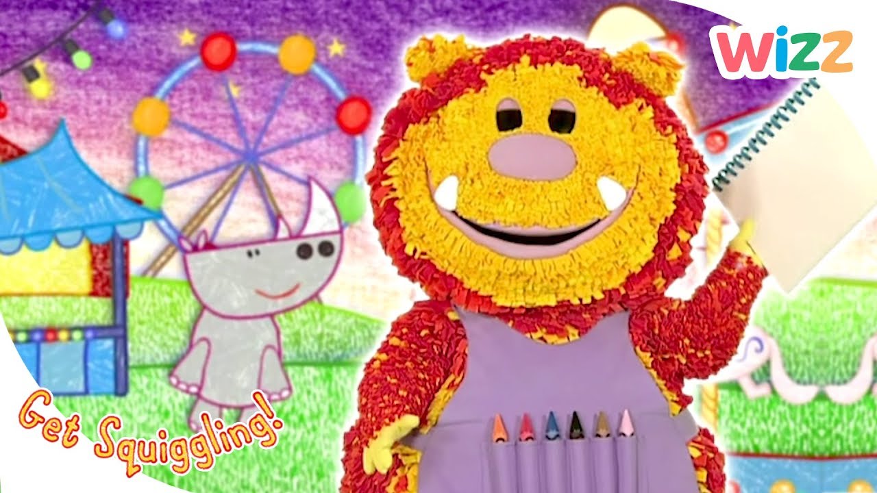 Get Squiggling - Learn How to Draw a Ferris Wheel | How to Draw | Wizz ...