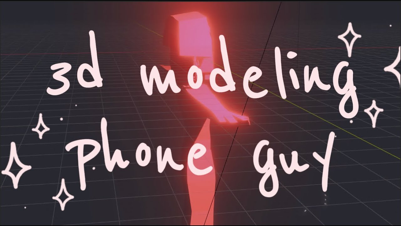 Beginner attempts to 3D model FNAF Phone Guy in Blender - YouTube