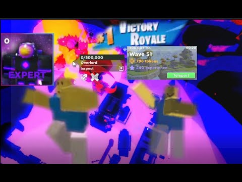 Tower Blitz Expert Mode Solo Victory with the new LightBeamer! - YouTube