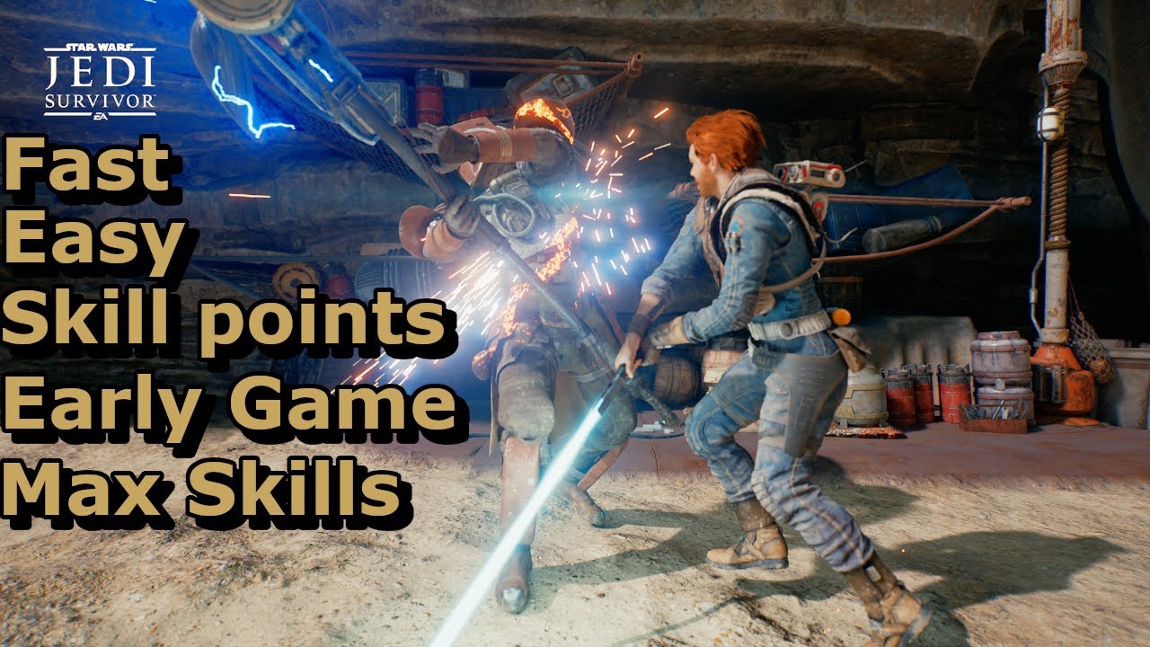 Easy Fast Skill Farm Early Game Jedi Survivor - YouTube