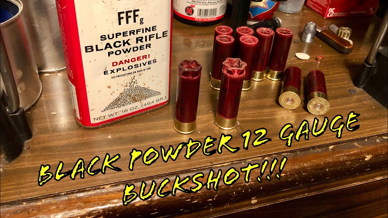 Black Powder 12 Gauge With Paper Hulls! - YouTube