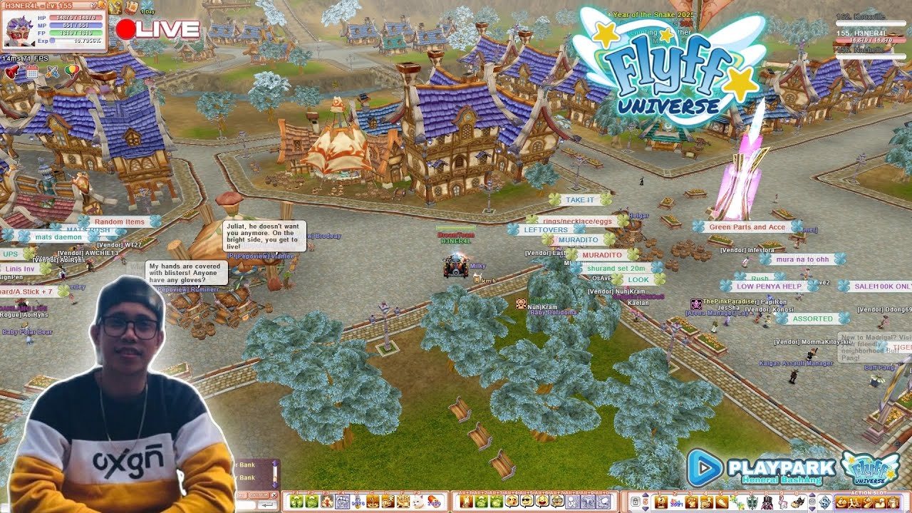 Flyff Universe by PlayPark - Mobile/PC Games MMORPG 🔴Live - Asia Rhisis ...