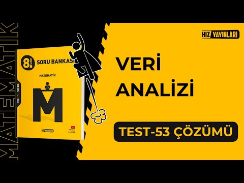 Hız Yayınları 8.Sınıf LGS Matematik | Test-53 Soru Çözümleri (Veri Analizi)