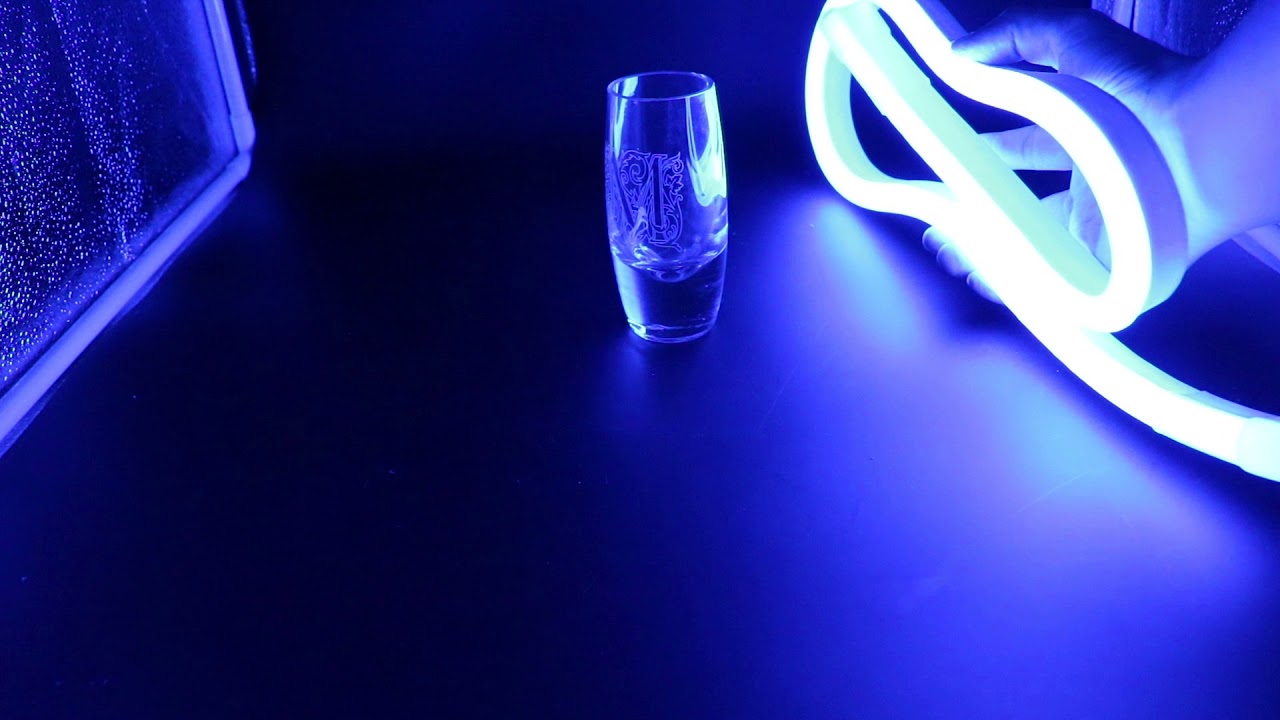 SMD LED Neon Flex Blue color Flex-neon.com - YouTube